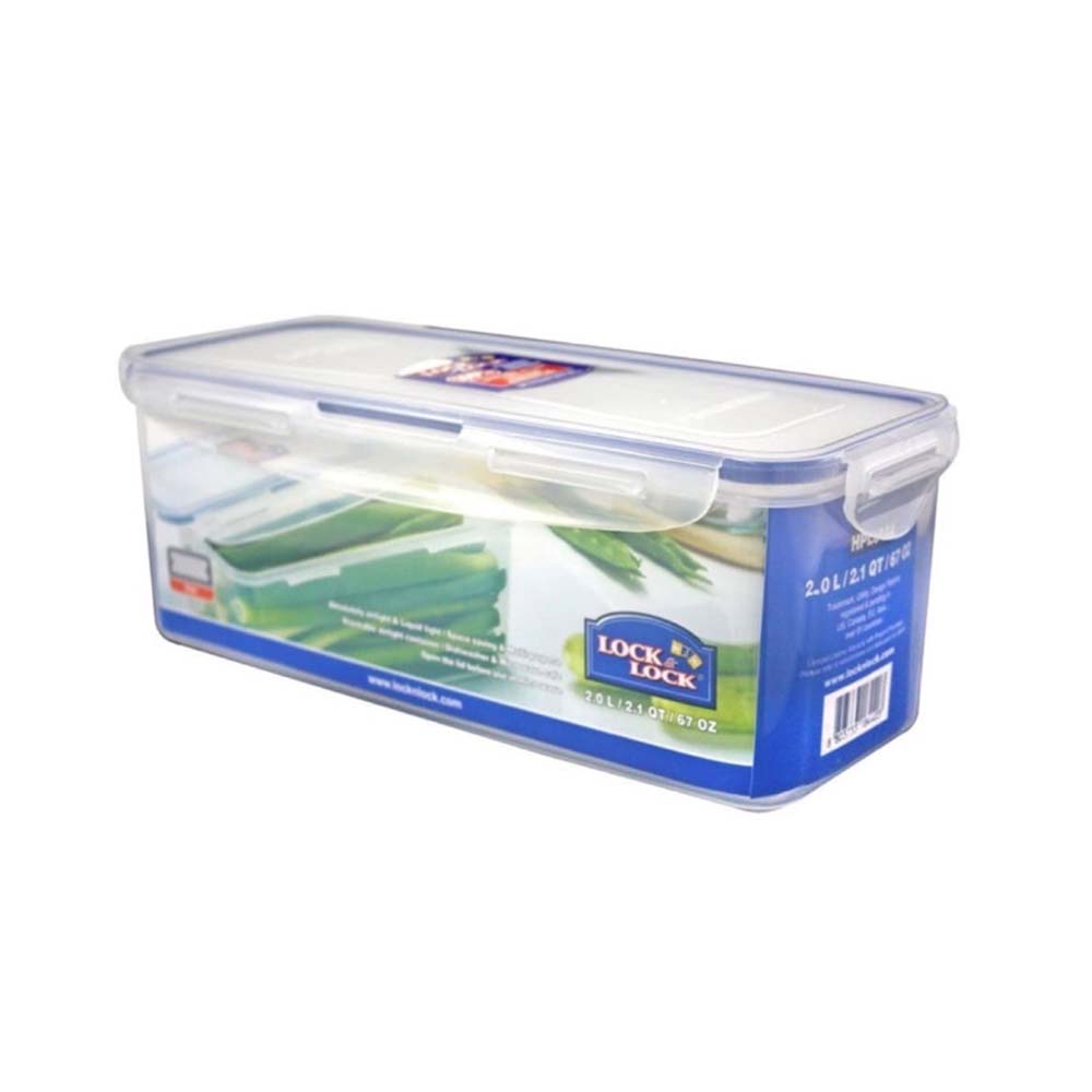 Lock&Lock Rectangular Tall Food Container 2L (Tray), HPL844 - Dis-Tra